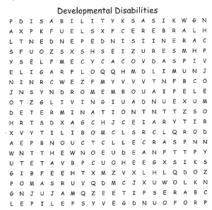 Developmental Disability Awareness Month - Special Needs Resource and ...