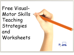 Free Visual Motor Skills Teaching Strategies And Worksheets Special Free Visual Motor Skills Teaching Strategies And Worksheets Special